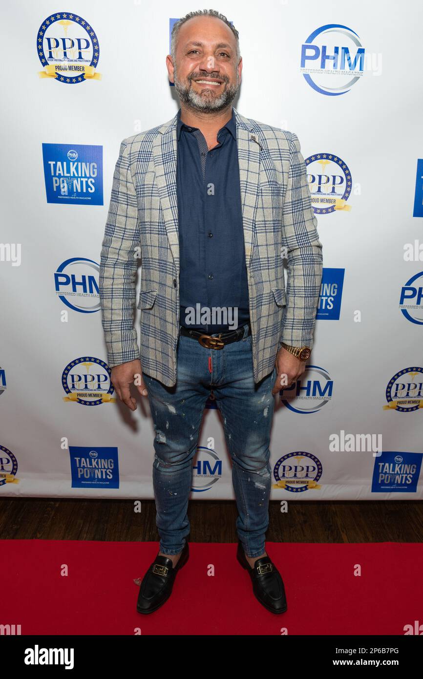 Elie Balleh attends Preferred Health Magazine winter cover launch of Dr ...