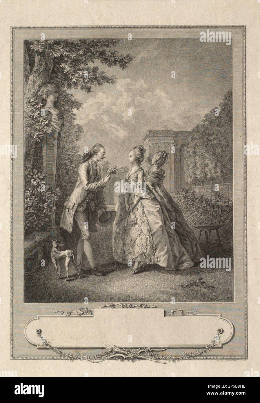 François-Robert Ingouf, Monument du Costume, 9: La Promenade du Soir ...