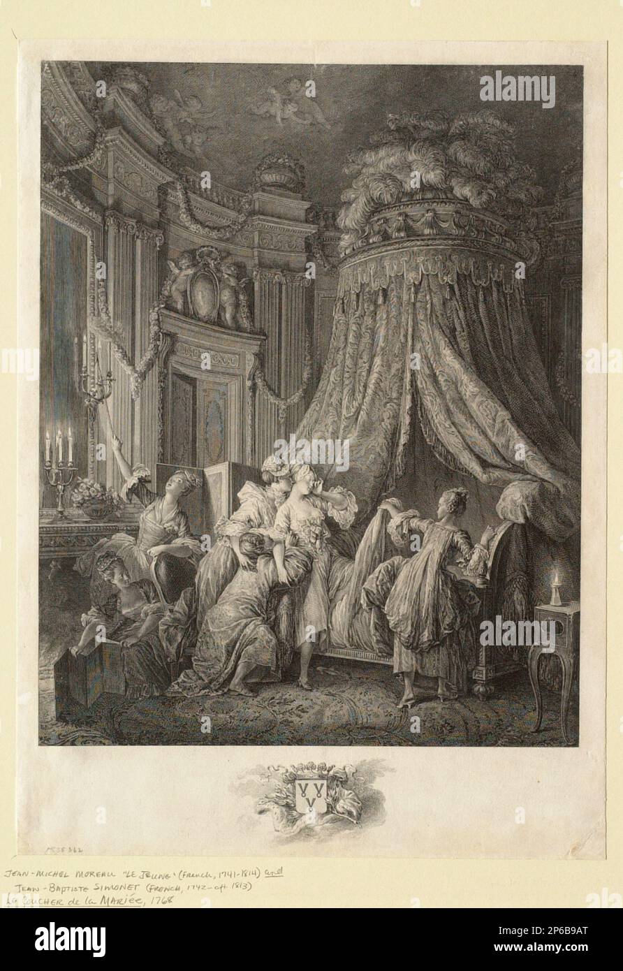 Jean-Michel Moreau, le jeune, Le Coucher de la Mariée, 1752–1814 ...