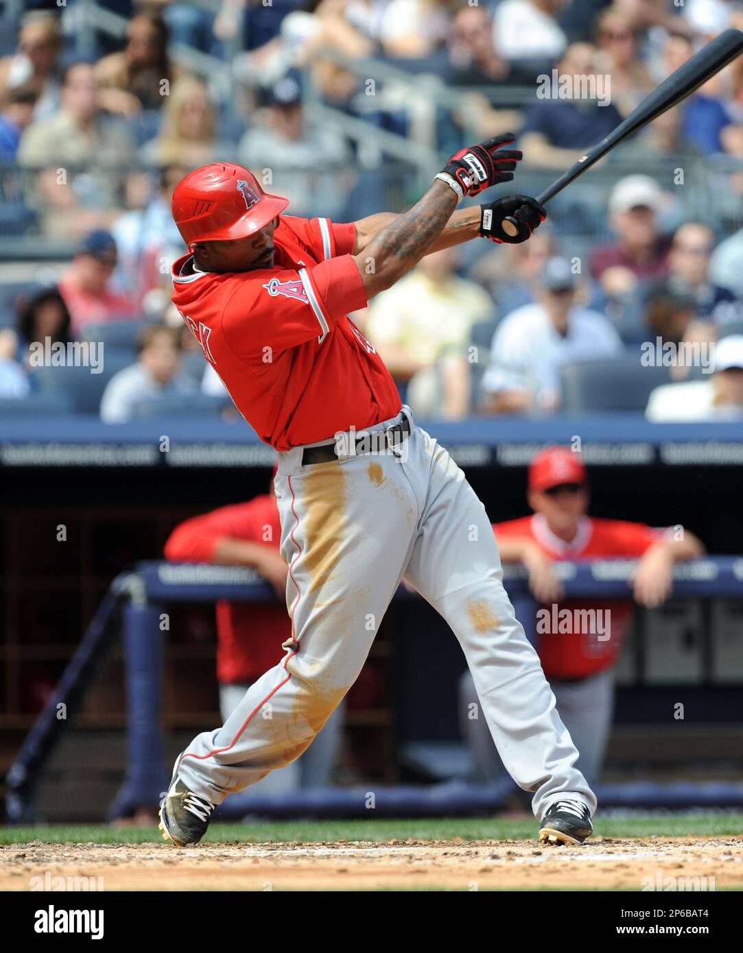 Los Angeles Angels infielder Howie Kendrick (47) during game against ...