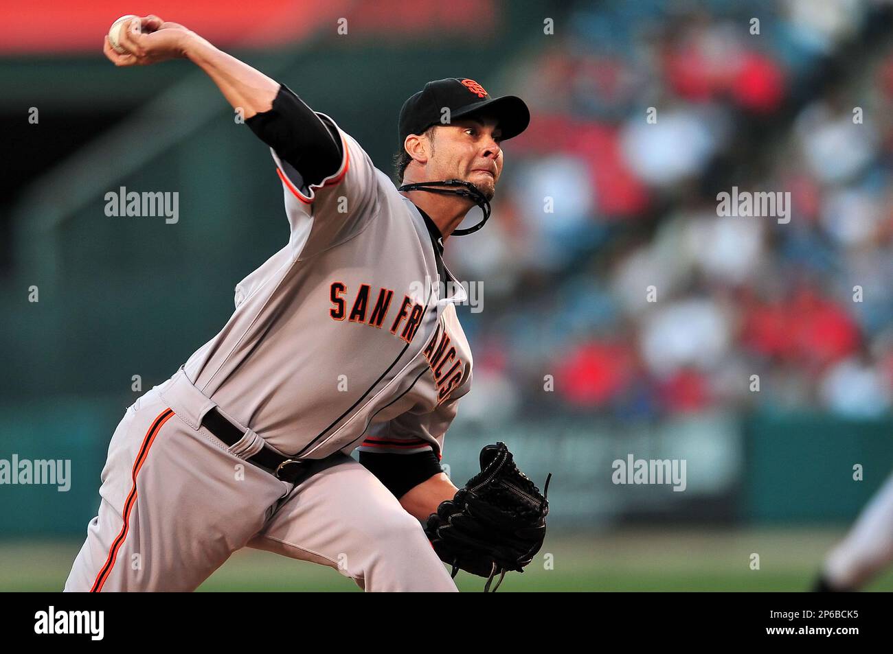 June 20 2012 Anaheim Ca San Francisco Giants Starting Pitcher Ryan