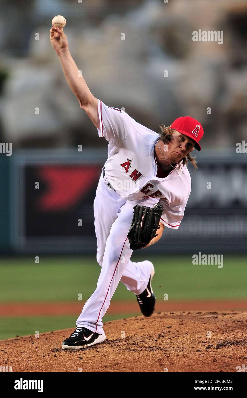 June 20, 2012 Anaheim, CA.Los Angeles Angels starting pitcher Jered ...