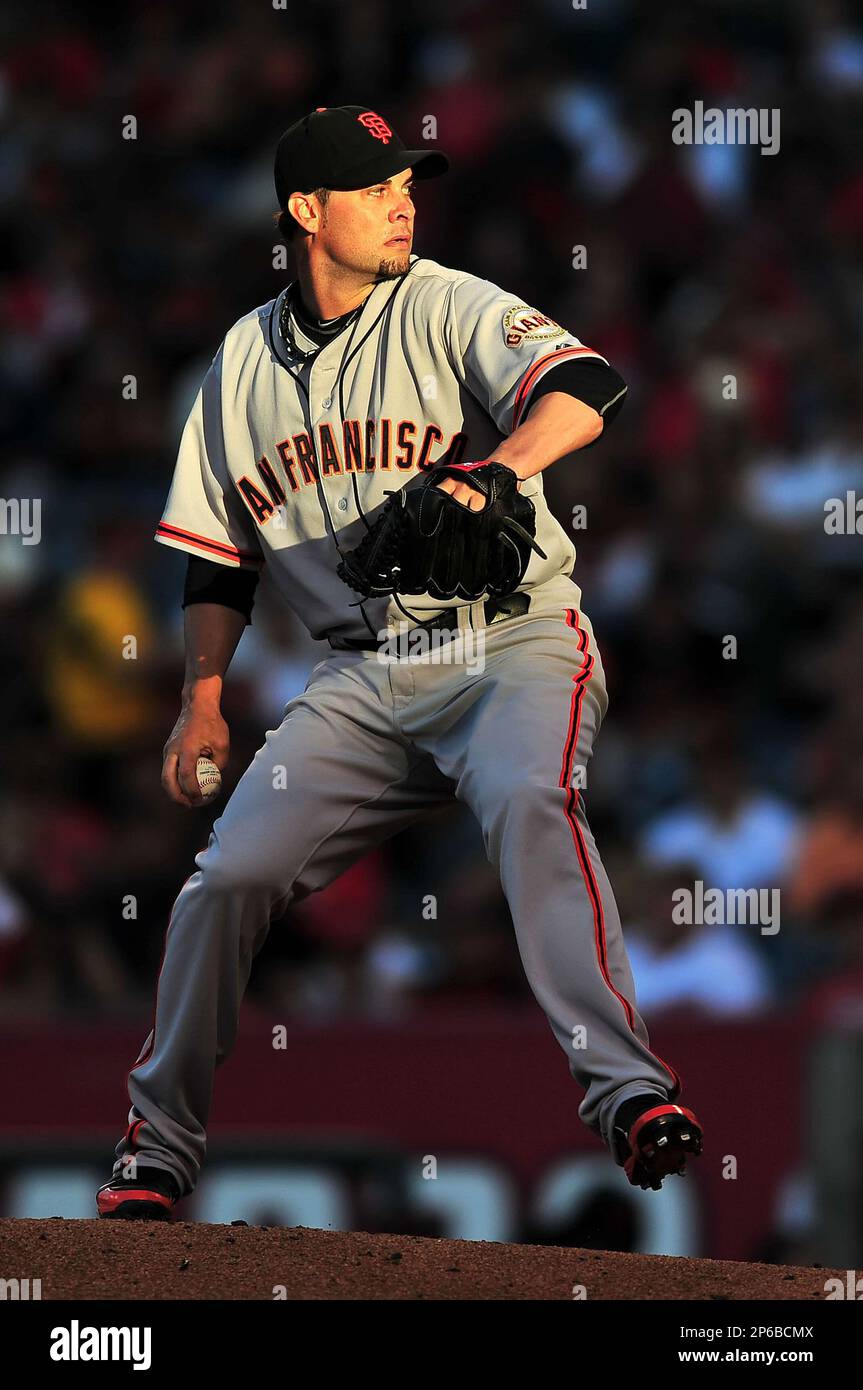 June 20 2012 Anaheim Ca San Francisco Giants Starting Pitcher Ryan