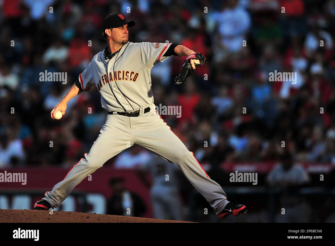June 20 2012 Anaheim Ca San Francisco Giants Starting Pitcher Ryan