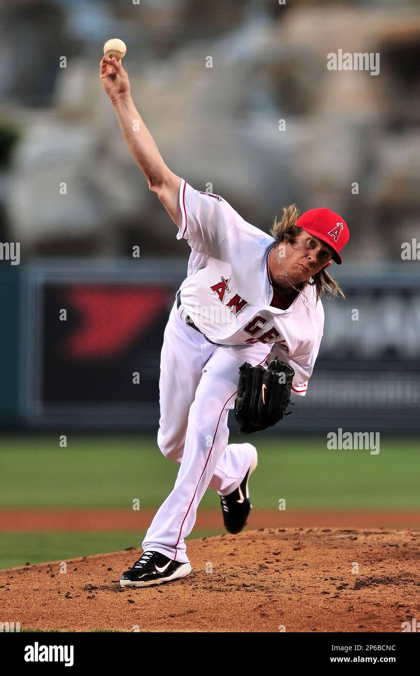 June 20, 2012 Anaheim, CA.Los Angeles Angels starting pitcher Jered ...