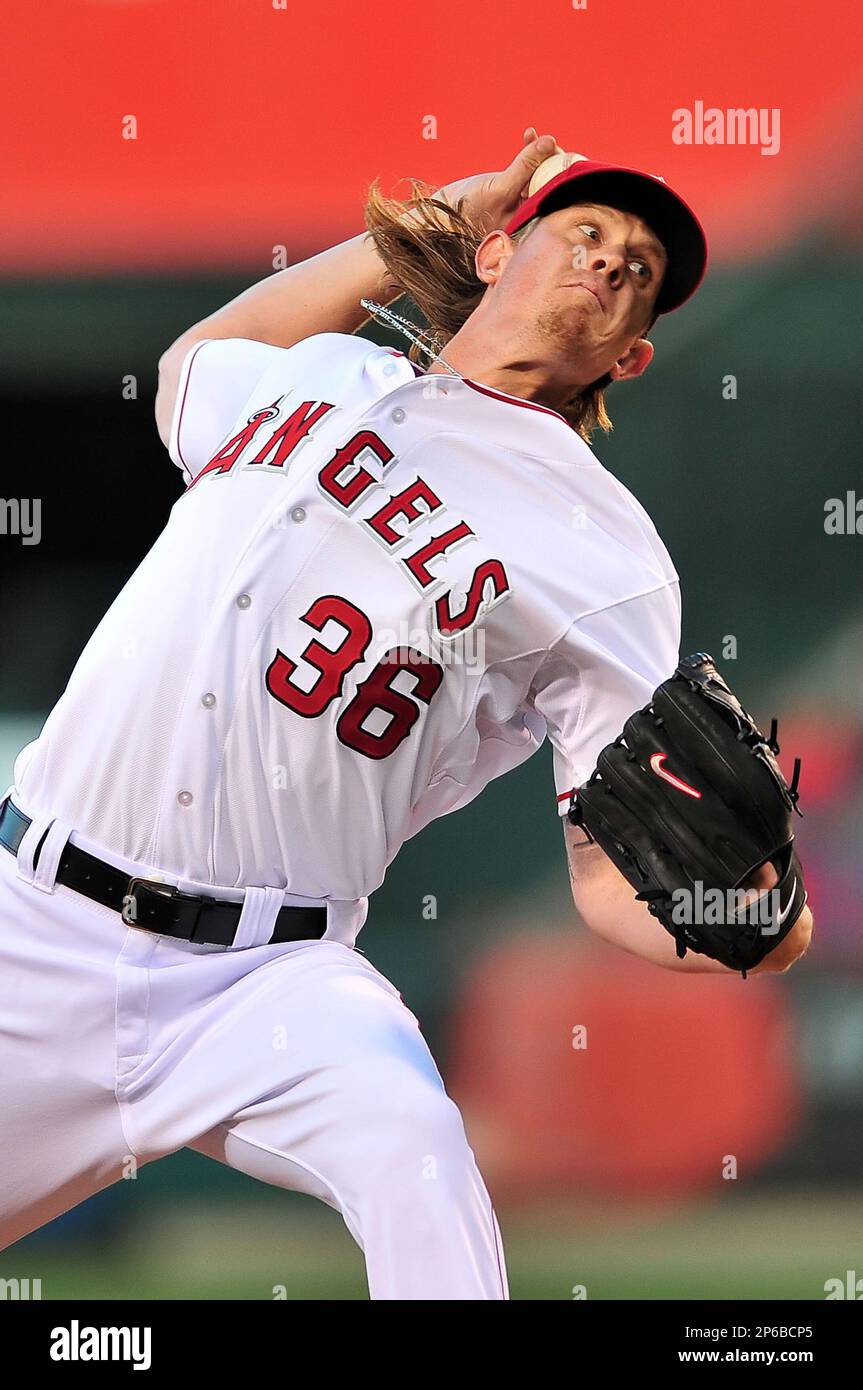 June 20, 2012 Anaheim, CALos Angeles Angels starting pitcher Jered ...