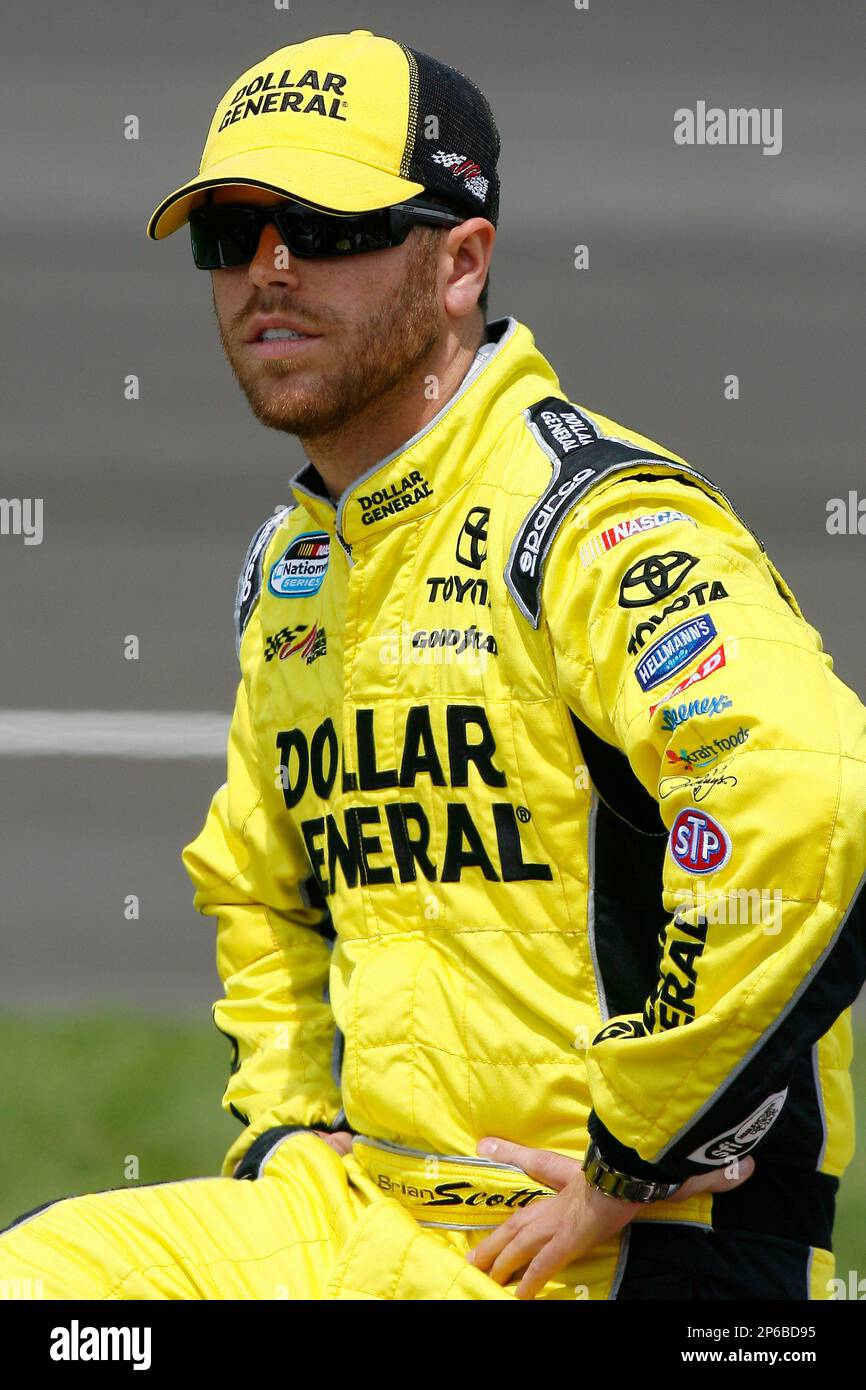 Brian Scott during qualifying for the NASCAR Nationwide Series Alliance ...