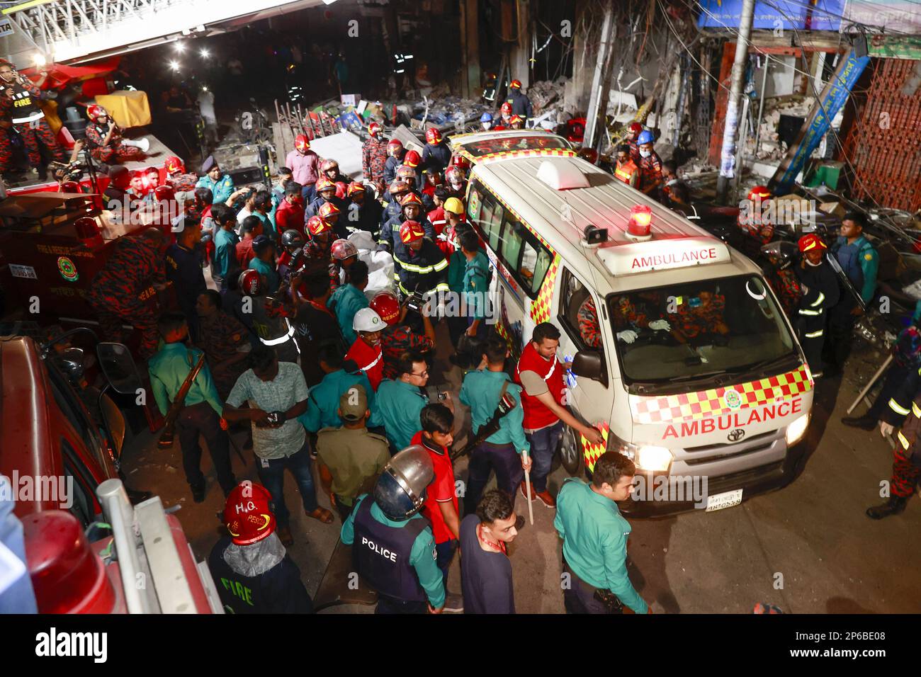 March 7, 2023, Dhaka, Bangladesh: Death toll in the explosion that took ...
