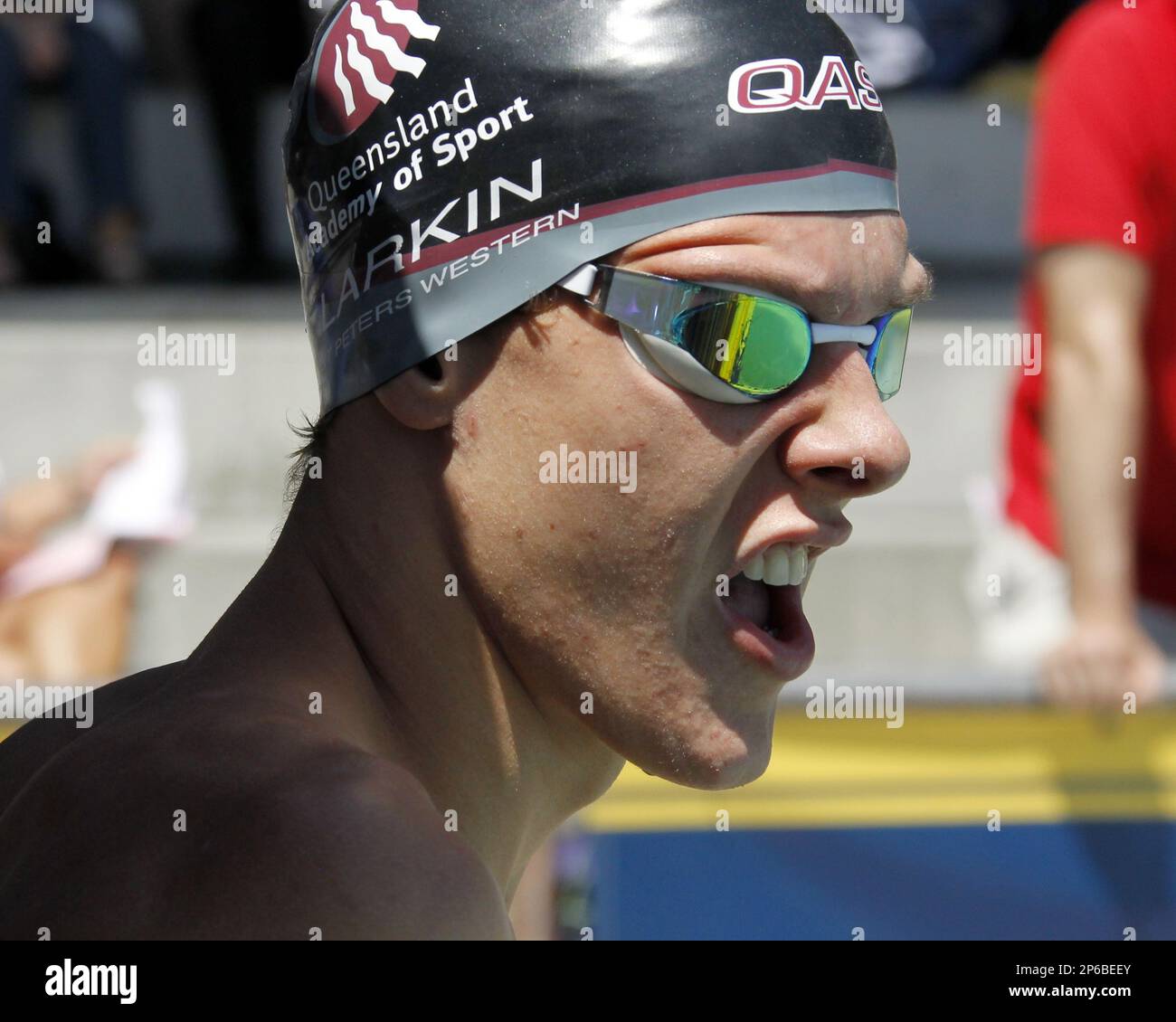 Mitch Larkin, of Australia, at the USA Swimming Grand Prix Series ...