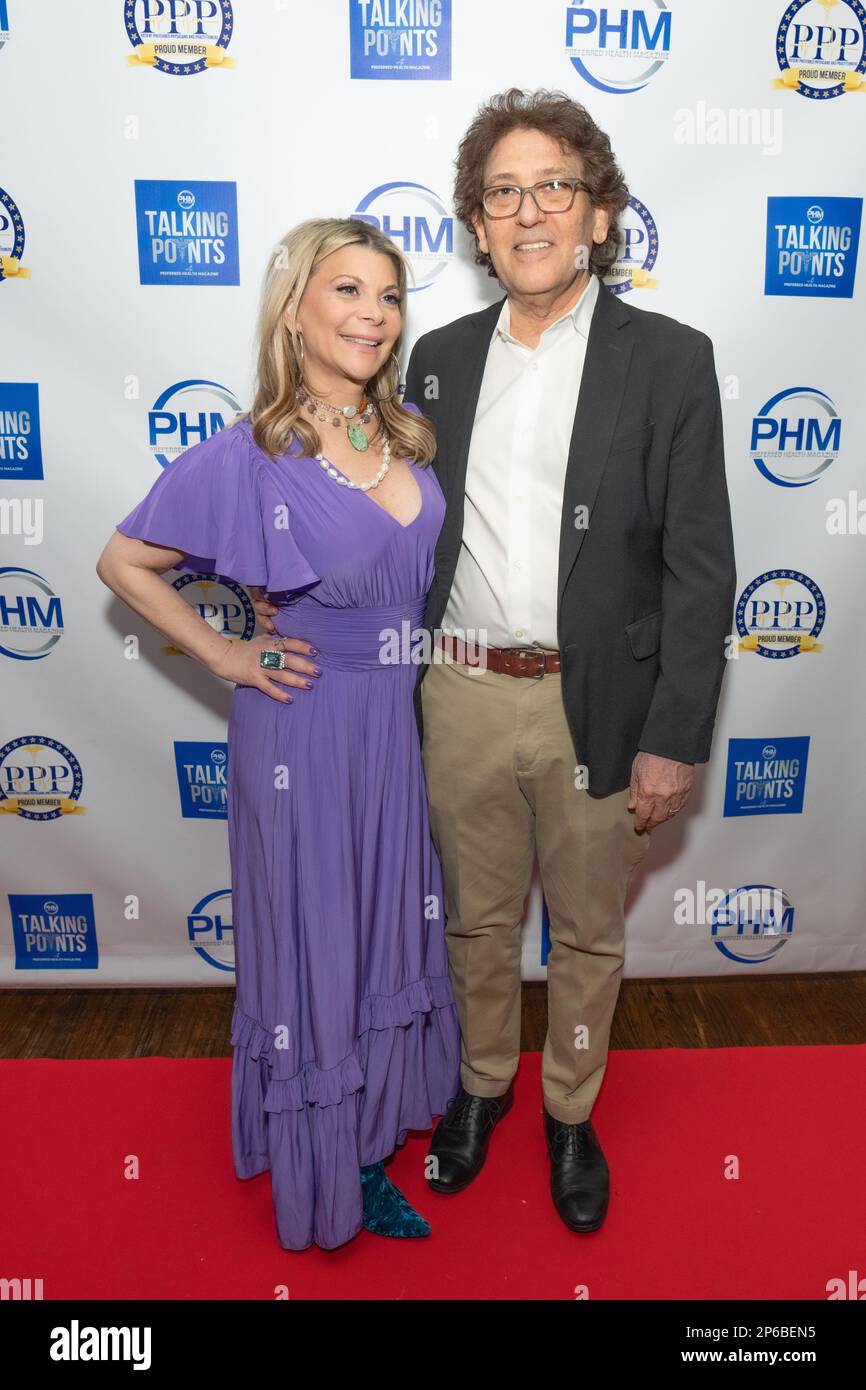 Dr Robi Ludwig and David Ludwig attend Preferred Health Magazine winter ...