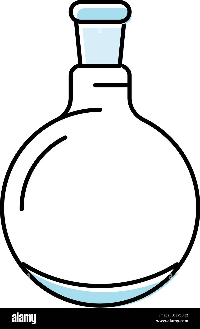 Round bottomed flask Stock Vector Images - Alamy