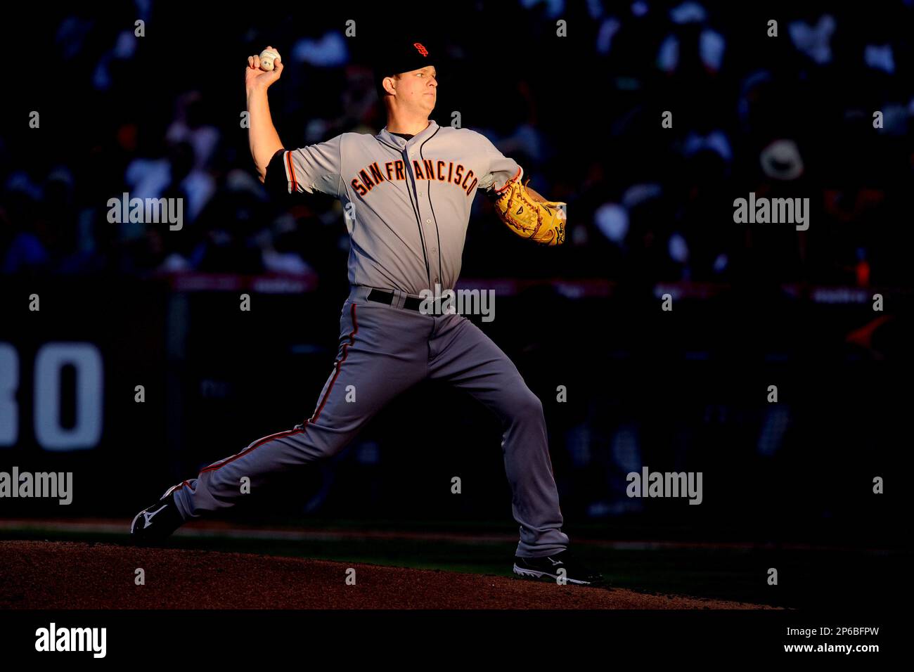 June 18, 2012 Anaheim, CA. San Francisco Giants starting pitcher Matt ...