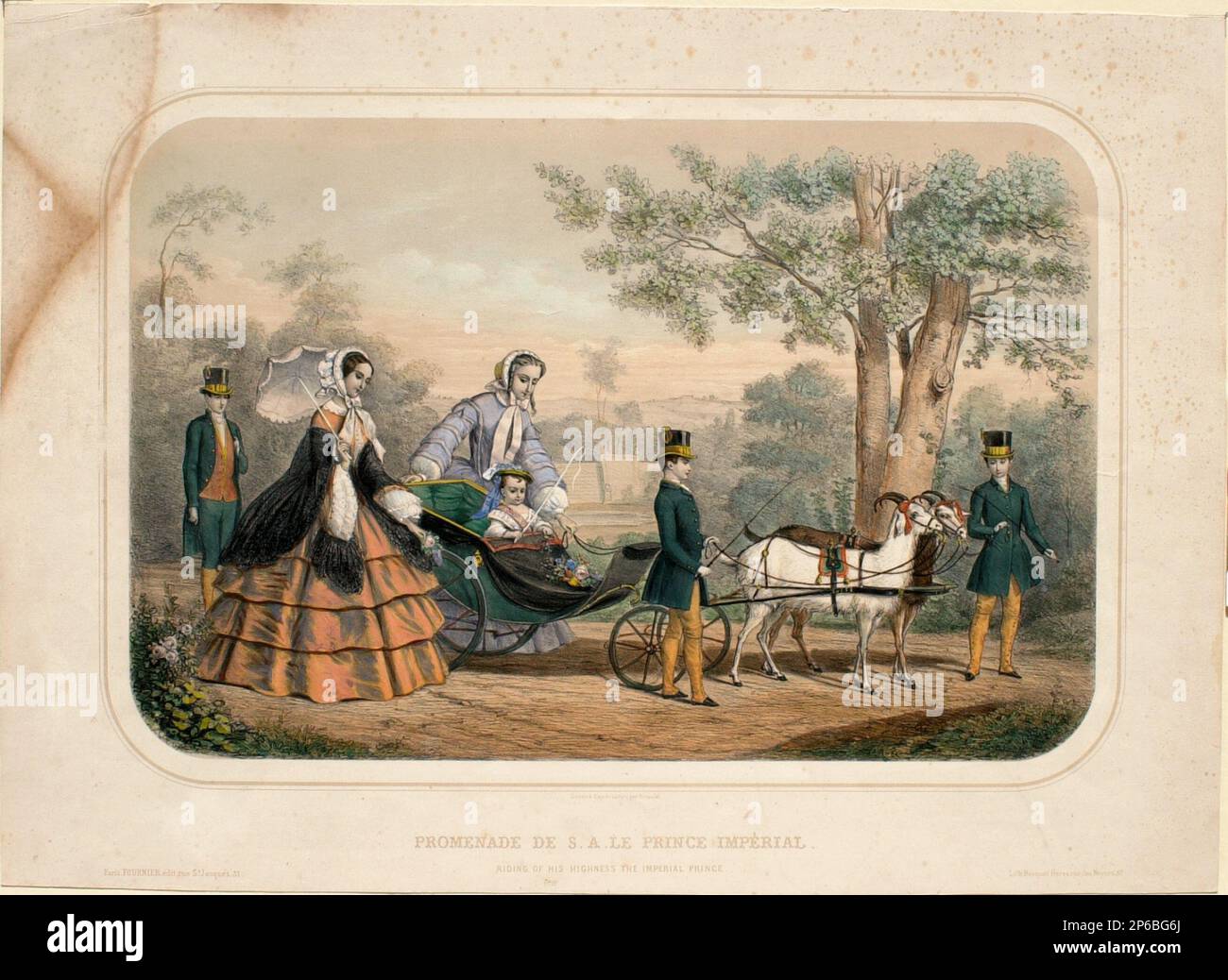 Joseph Arnaud, Promenade de S. A. le Prince Impérial, 1800–1859 ...