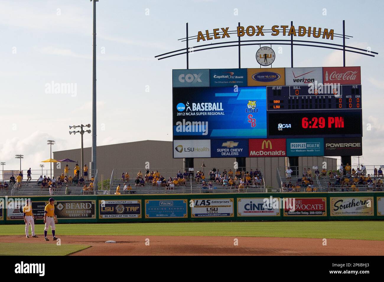 Alex Box Stadium Scoreboard