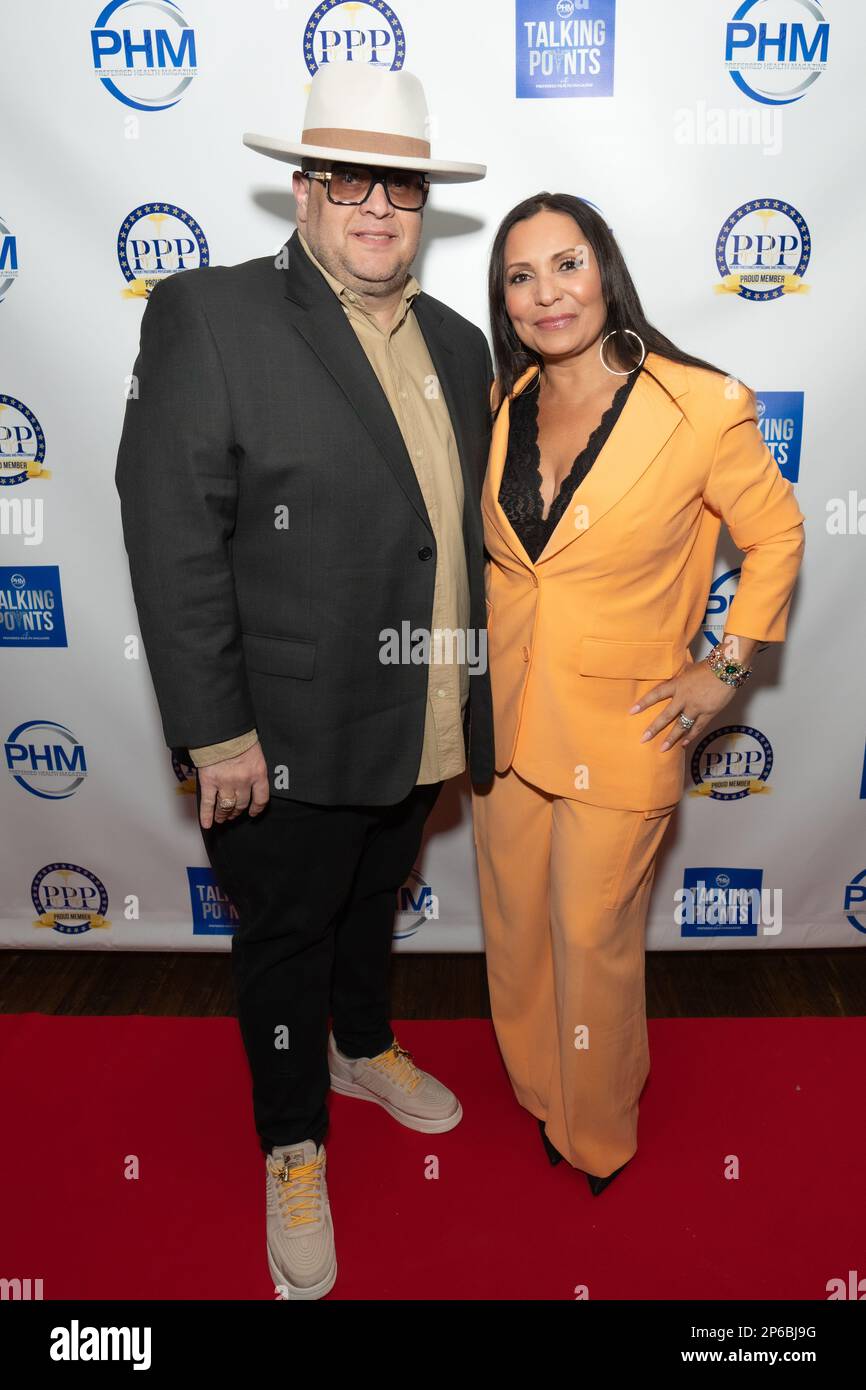 Frankie Cutlass and Angelina Cappiello attend Preferred Health Magazine ...