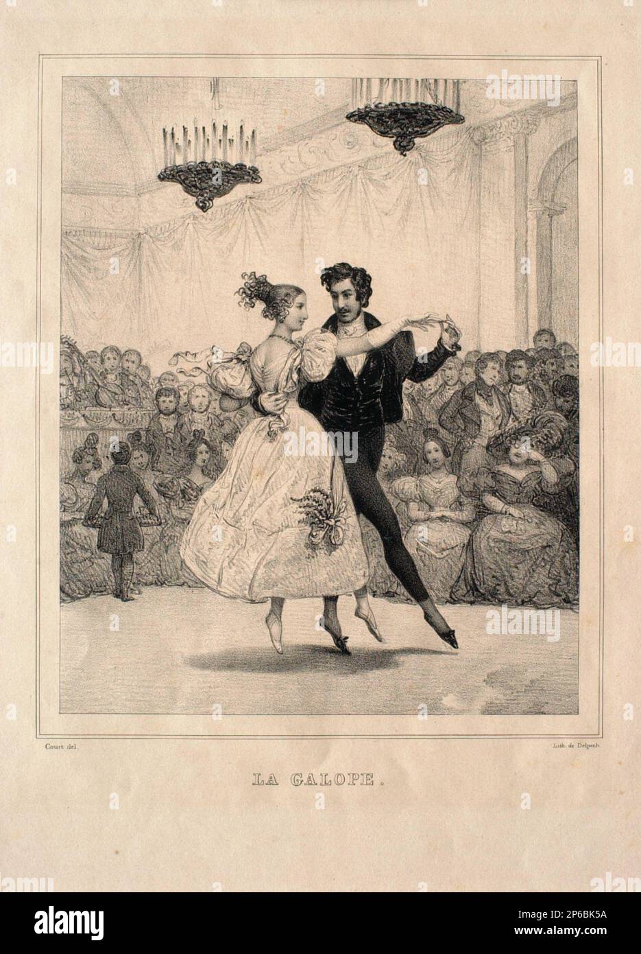 François-Séraphin Delpech, La galope, 1788–1825, lithograph on wove ...