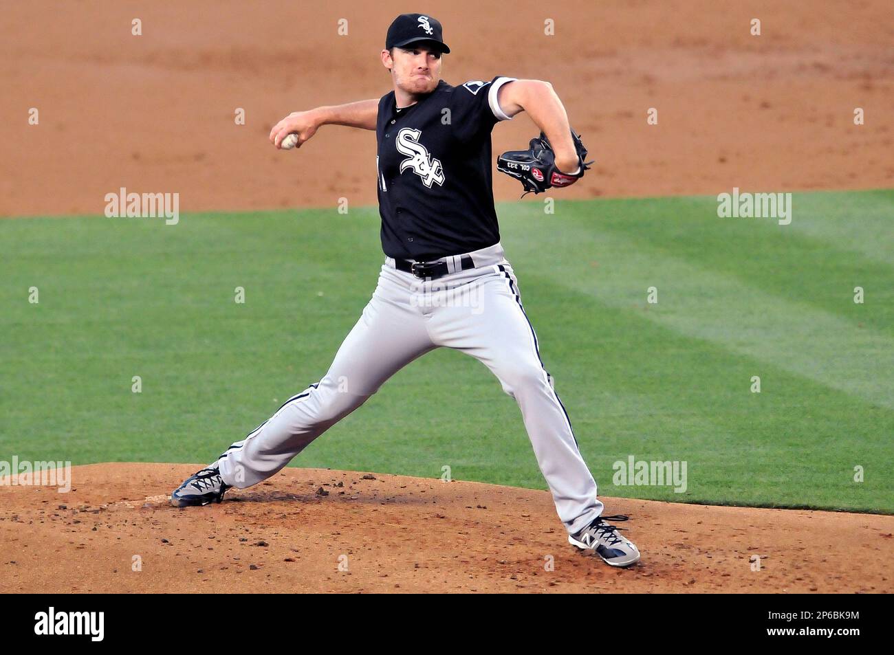 June 16 2012 Los Angeles, CA..White Sox pitcher Philip Humber #41 ...