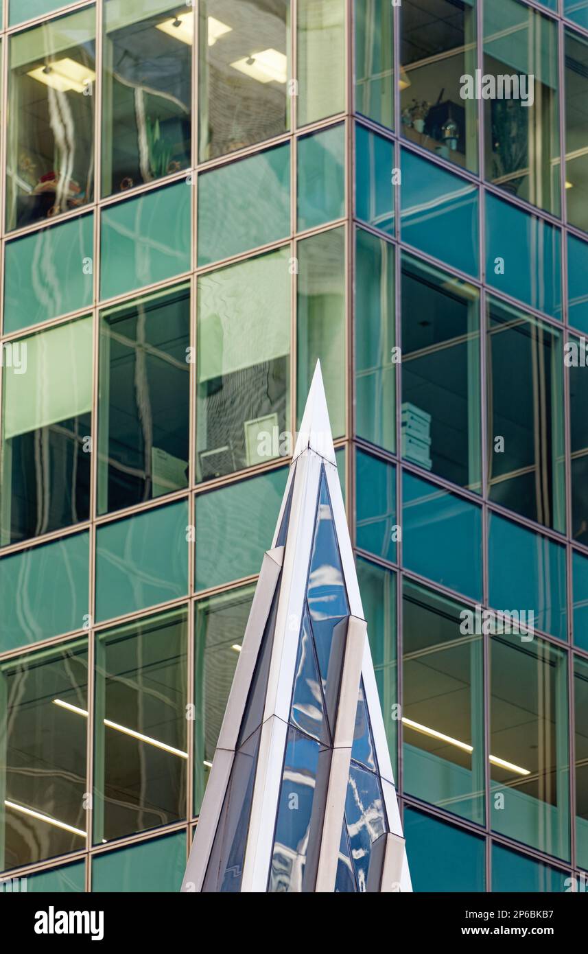 Chrysler Trylons, designed by postmodern master Philip Johnson, is ...