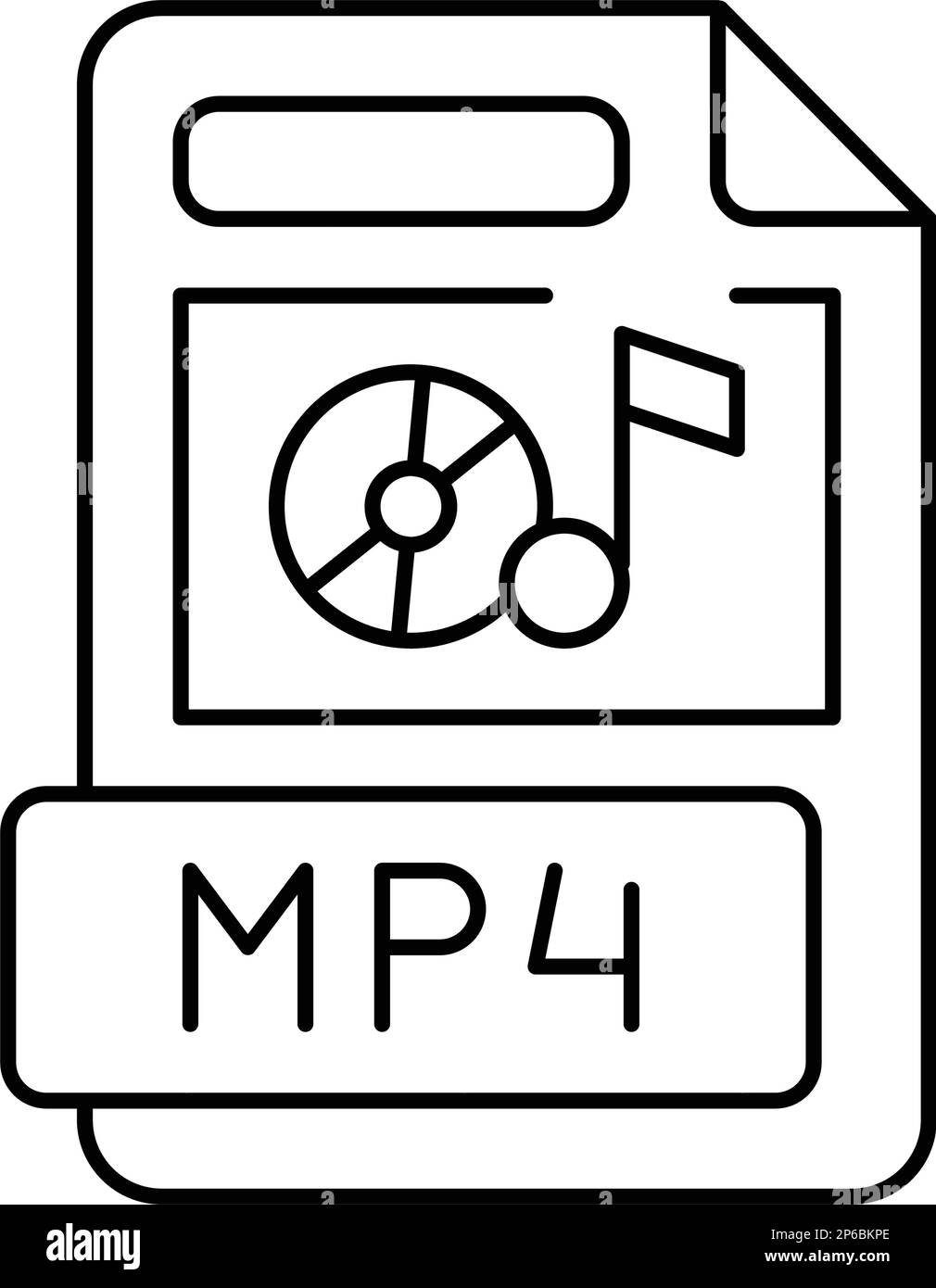 Mp4 format Black and White Stock Photos & Images - Alamy