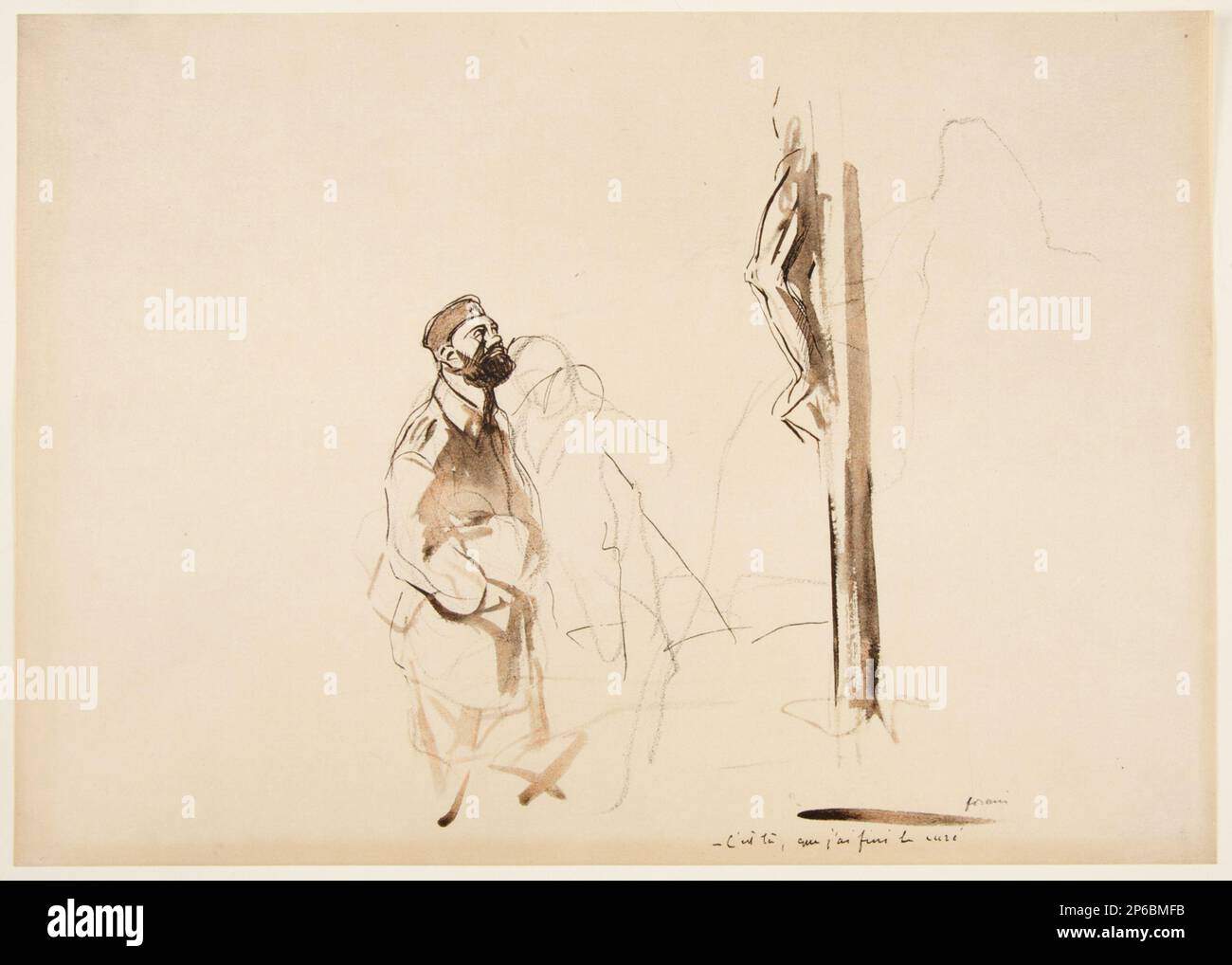 After Jean Louis Forain, Untitled Drawings of World War I: C'est la ...