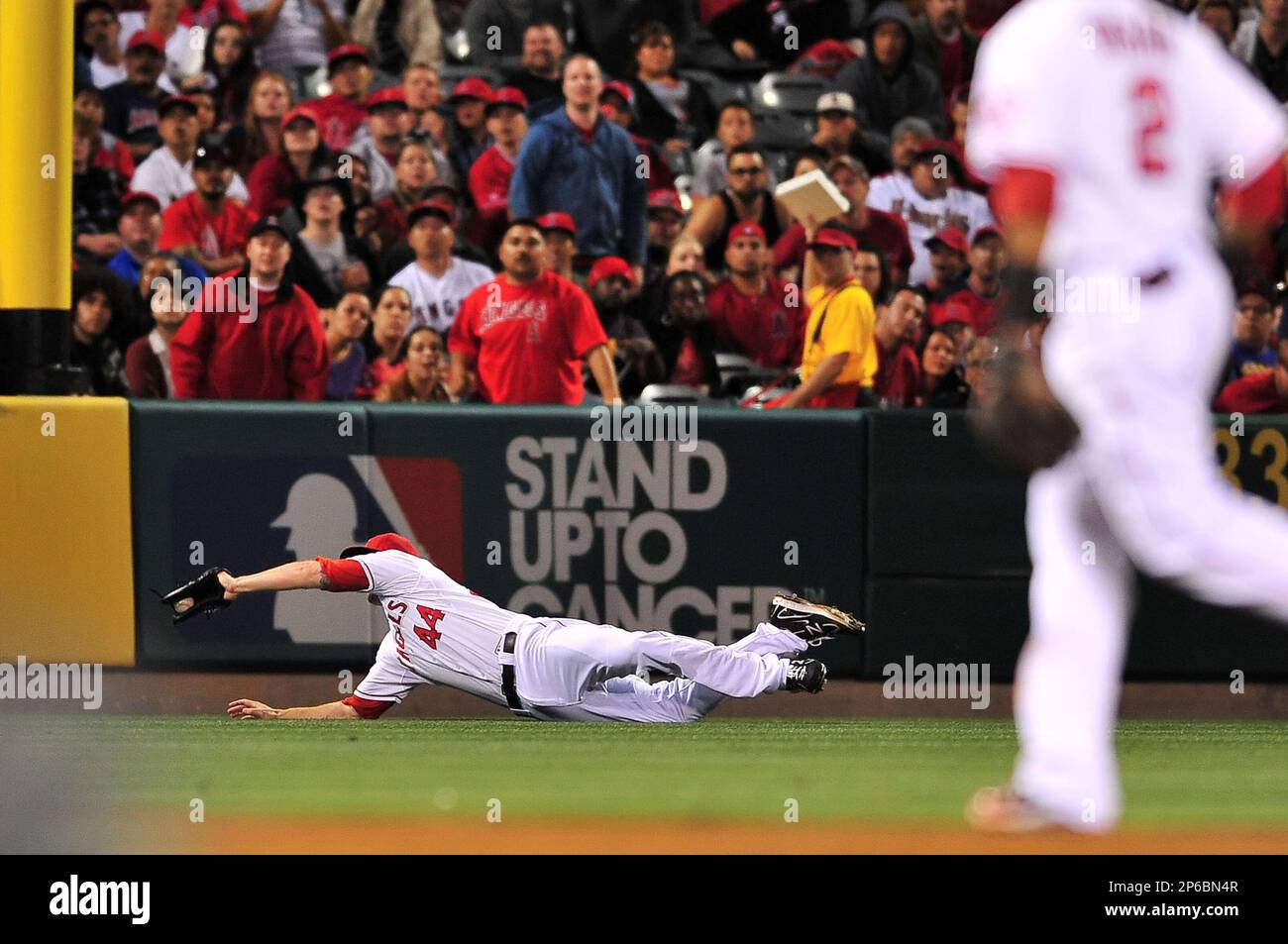 June 15, 2012 Anaheim, CA.Los Angeles Angels right fielder Mark Trumbo ...