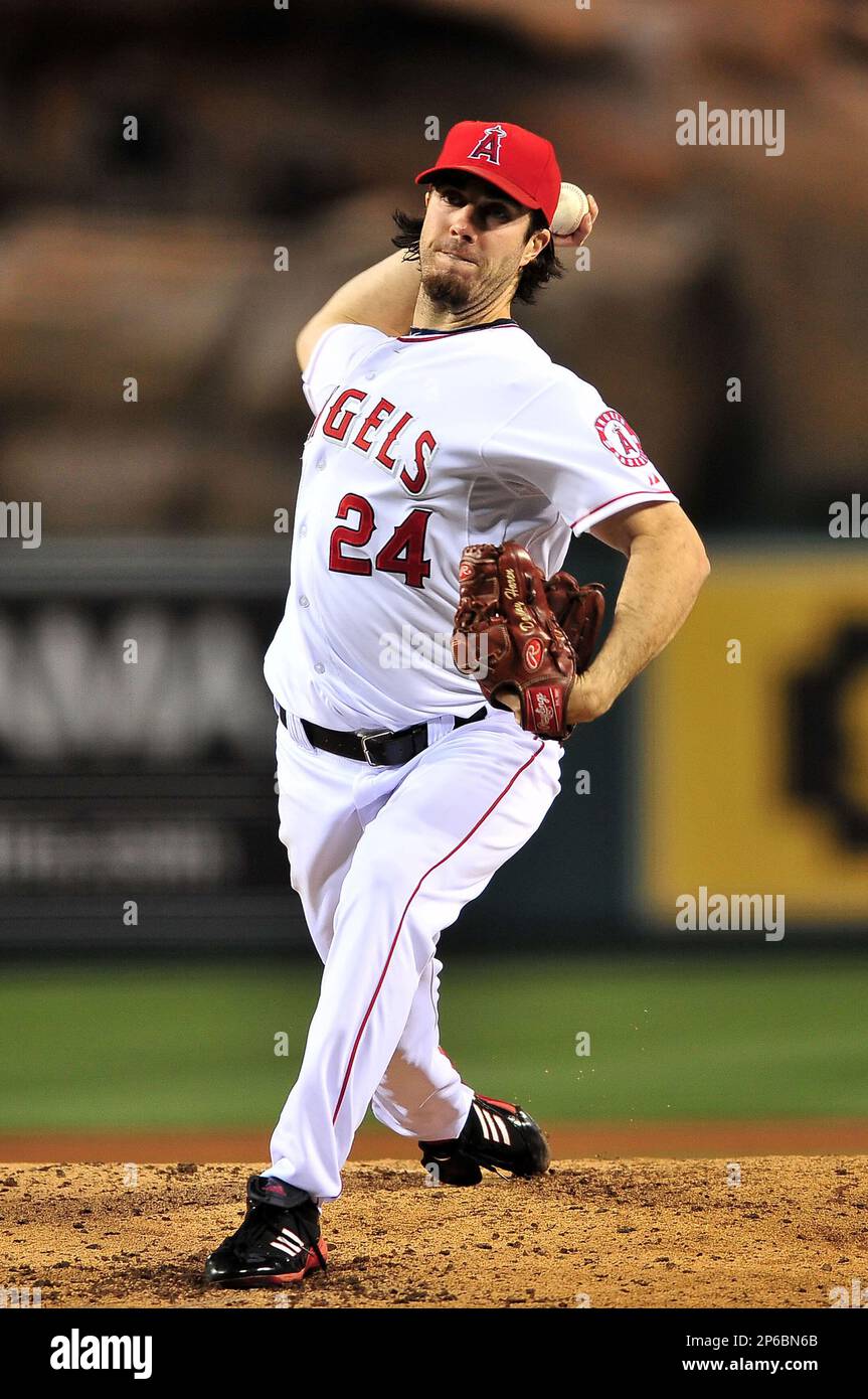 June 15, 2012 Anaheim, CA.Los Angeles Angels starting pitcher Dan Haren ...