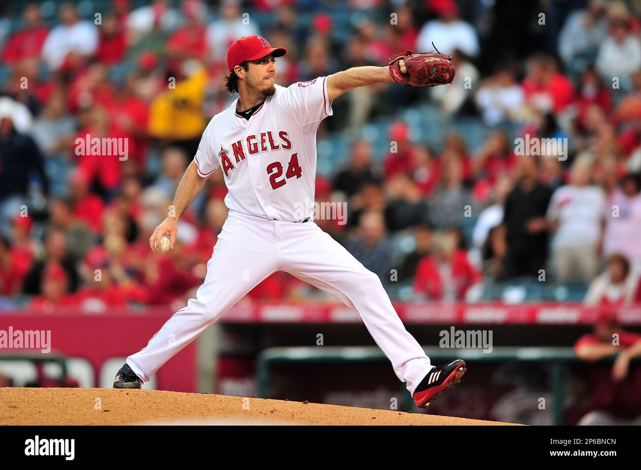 June 15, 2012 Anaheim, CALos Angeles Angels starting pitcher Dan Haren ...