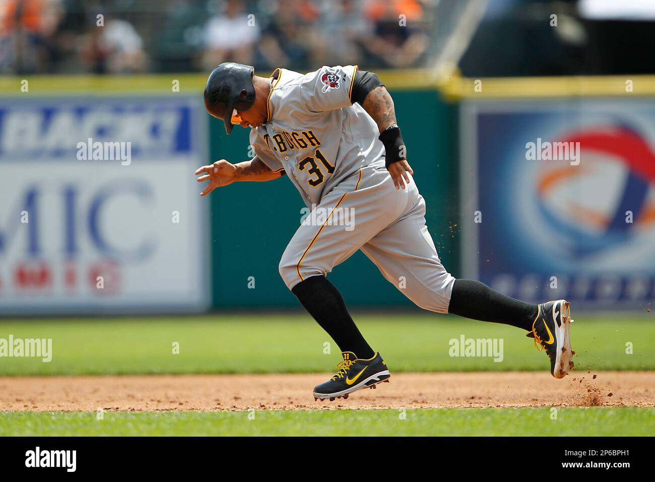 Pittsburgh Pirates Jose Tabata during a game against the Detroit Tigers ...