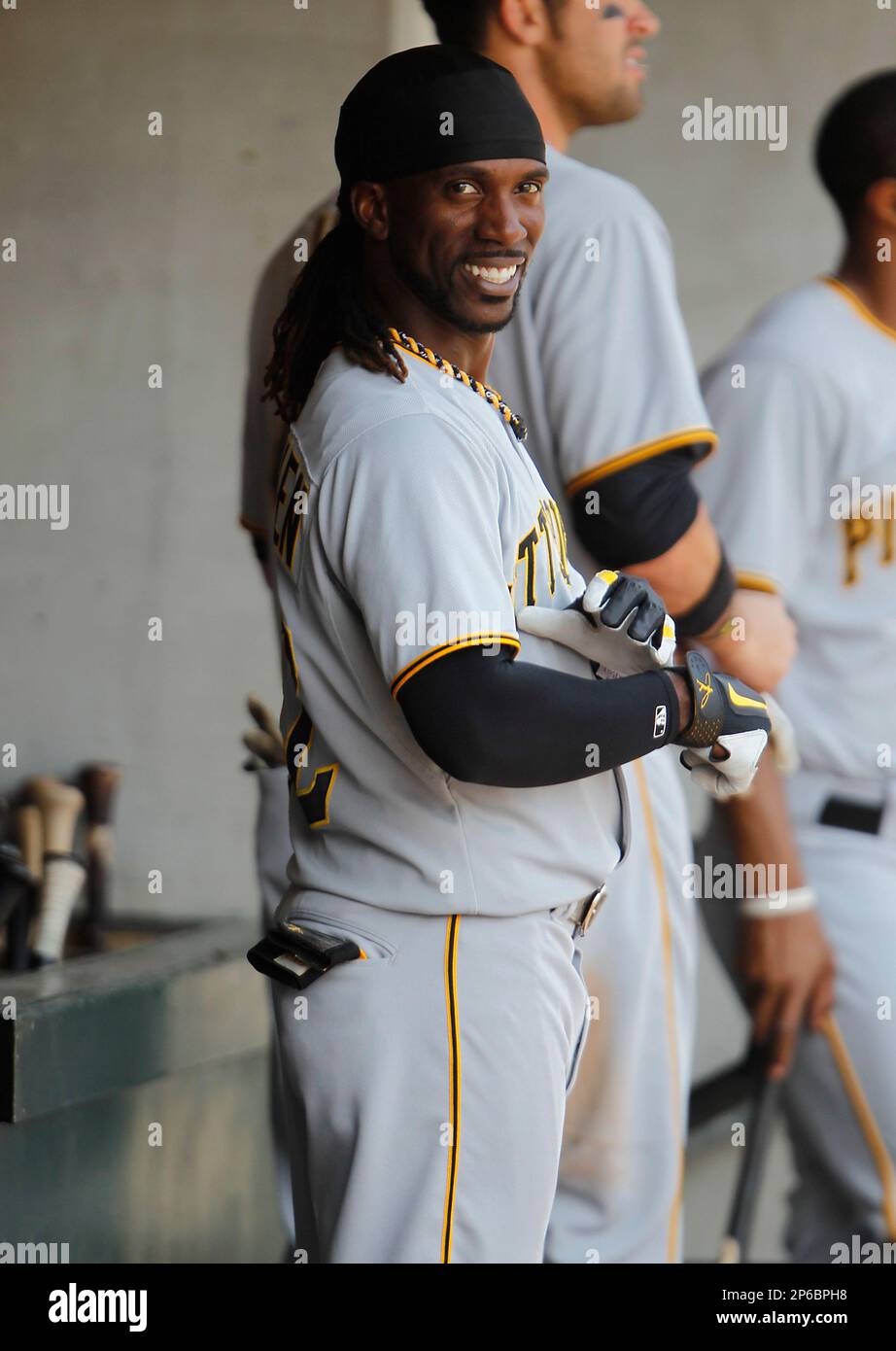 Pittsburgh Pirates Andrew McCutchen during a game against the Detroit ...