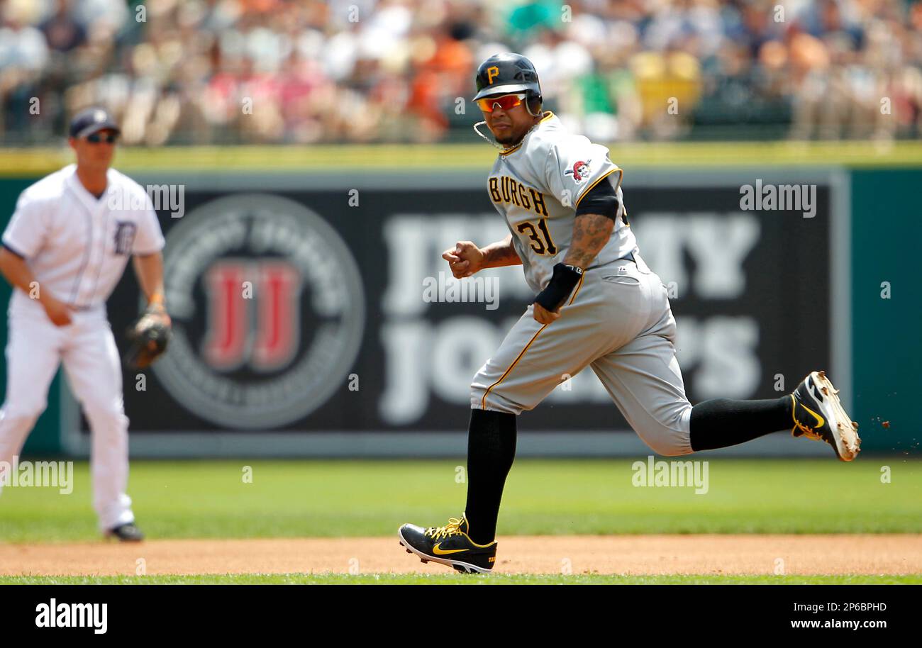 Pittsburgh Pirates Jose Tabata during a game against the Detroit Tigers ...