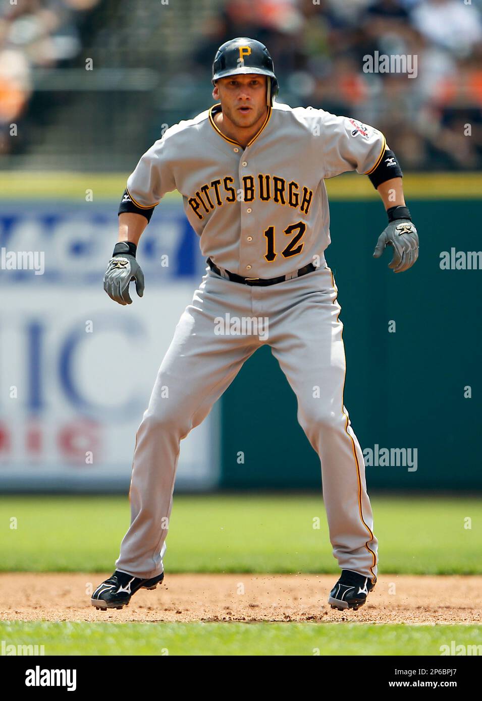 Pittsburgh Pirates Clint Barmes during a game against the Detroit ...