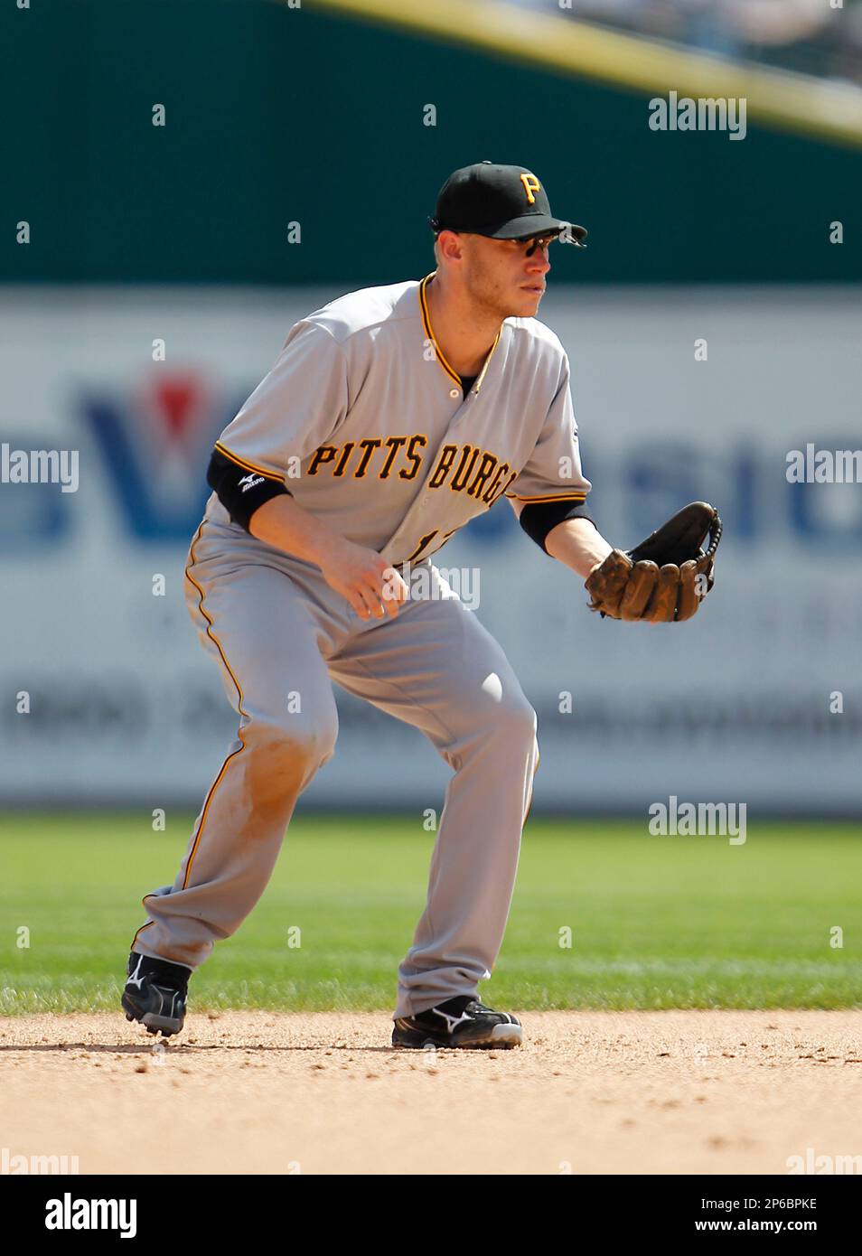 Pittsburgh Pirates Clint Barmes during a game against the Detroit ...