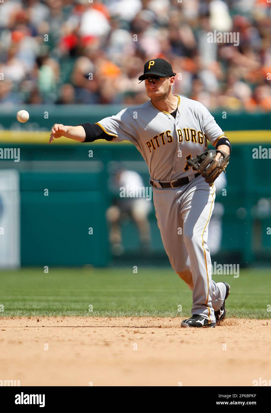 Pittsburgh Pirates Clint Barmes during a game against the Detroit ...