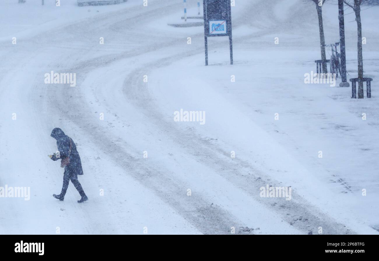 Seasonal weather, winter storm during Tuesday in Östergötland county ...