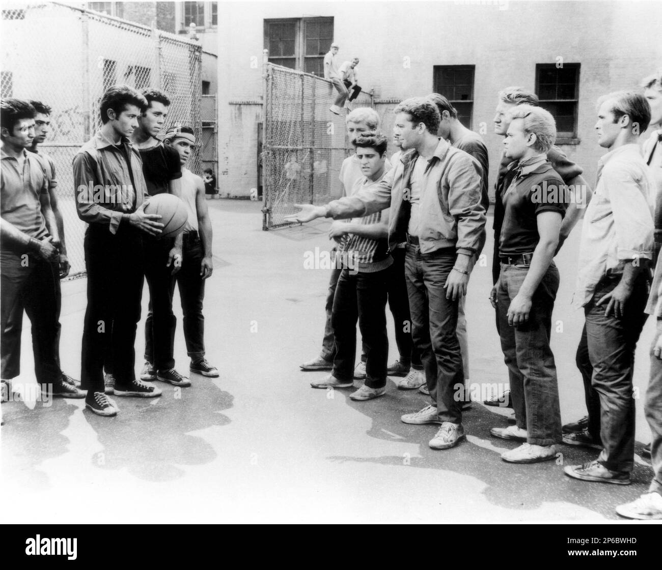 1961 , USA : The actors , dancers and singers George Chakiris and Russ ...