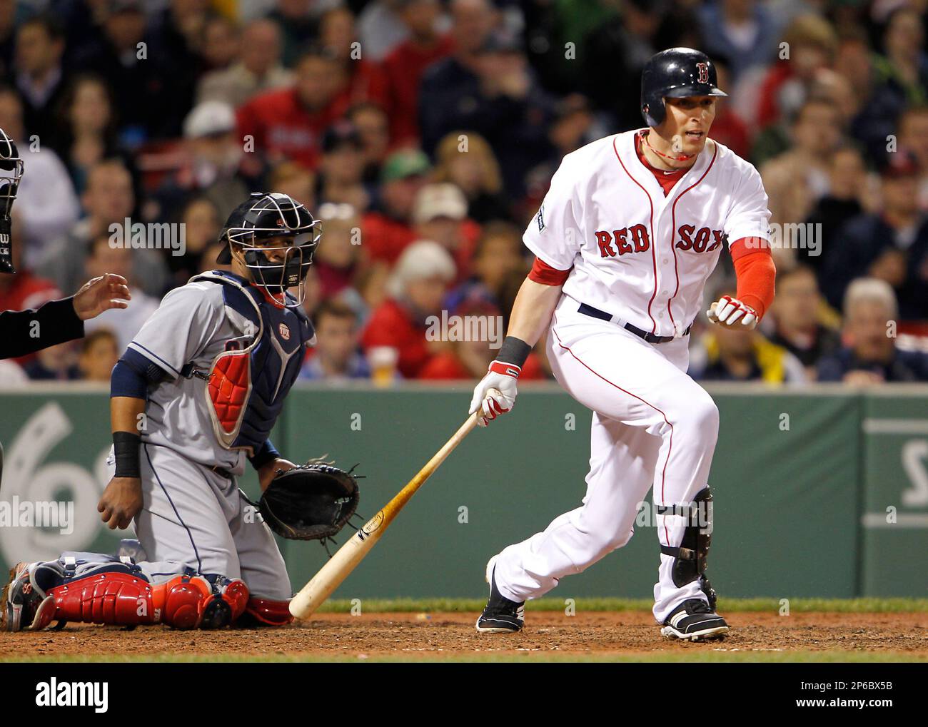 Boston Red Sox Will Middlebrooks at a game against the Cleveland ...