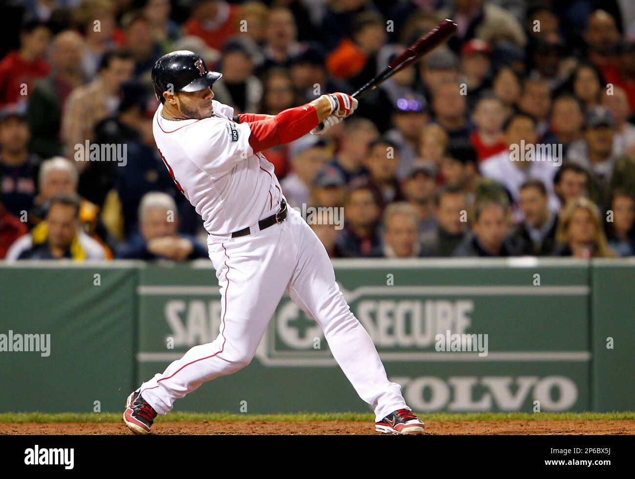 Boston Red Sox Mike Aviles in a game against the Cleveland Indians at ...