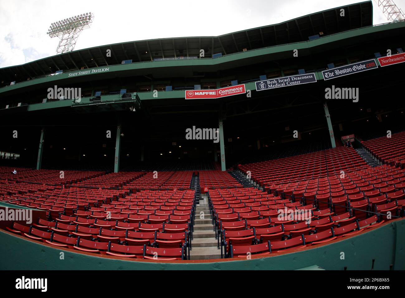 Boston Red Sox Fenway Park before a game against the Cleveland Indians ...