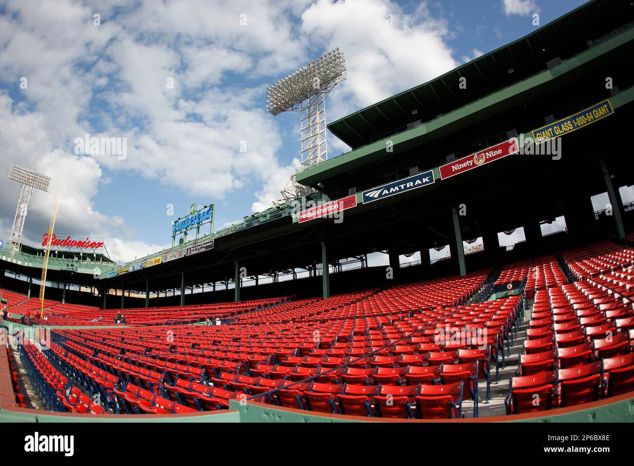 Boston Red Sox Fenway Park before a game against the Cleveland Indians ...