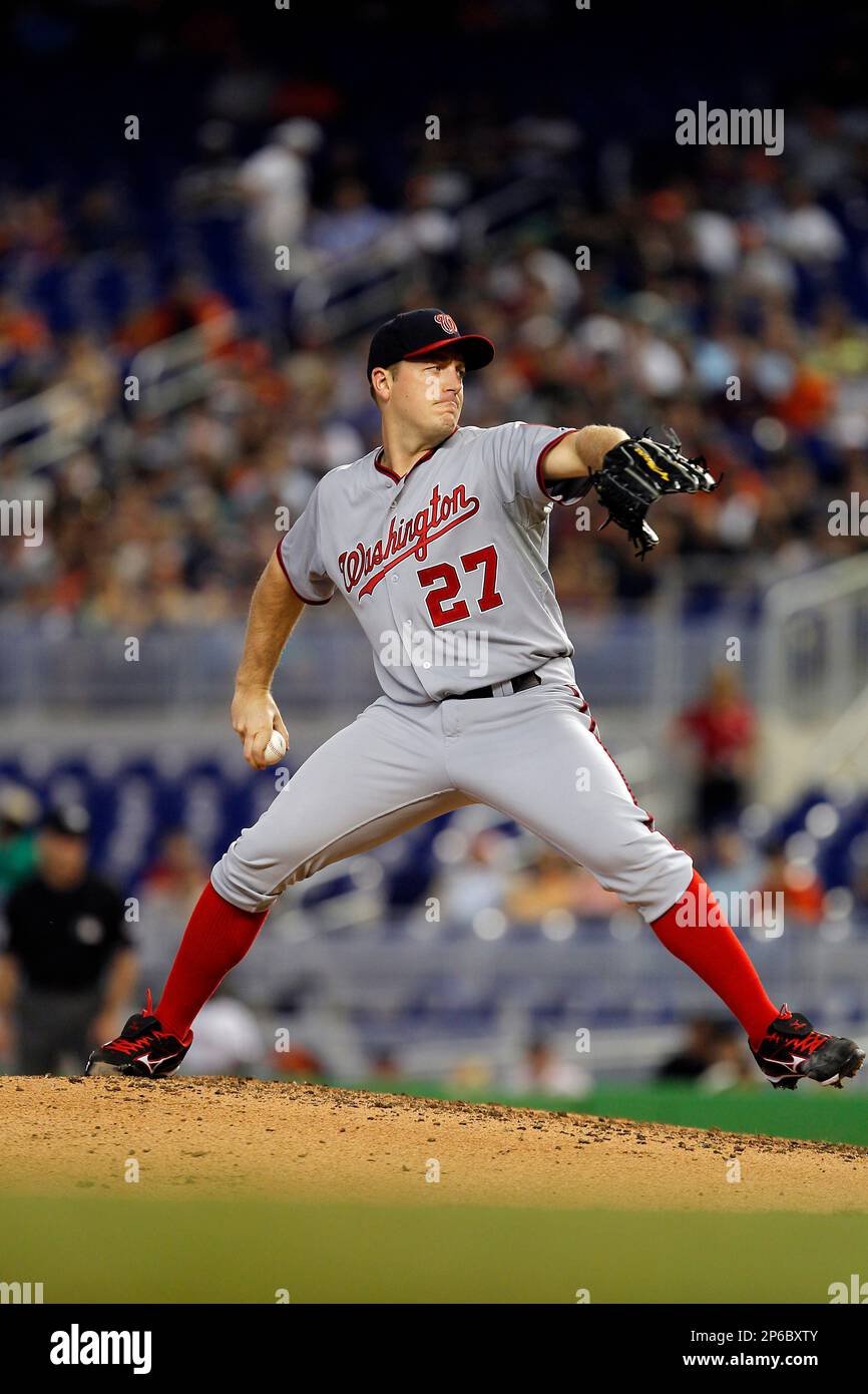 Washington Nationals Jordan Zimmermann during a game against the Miami ...