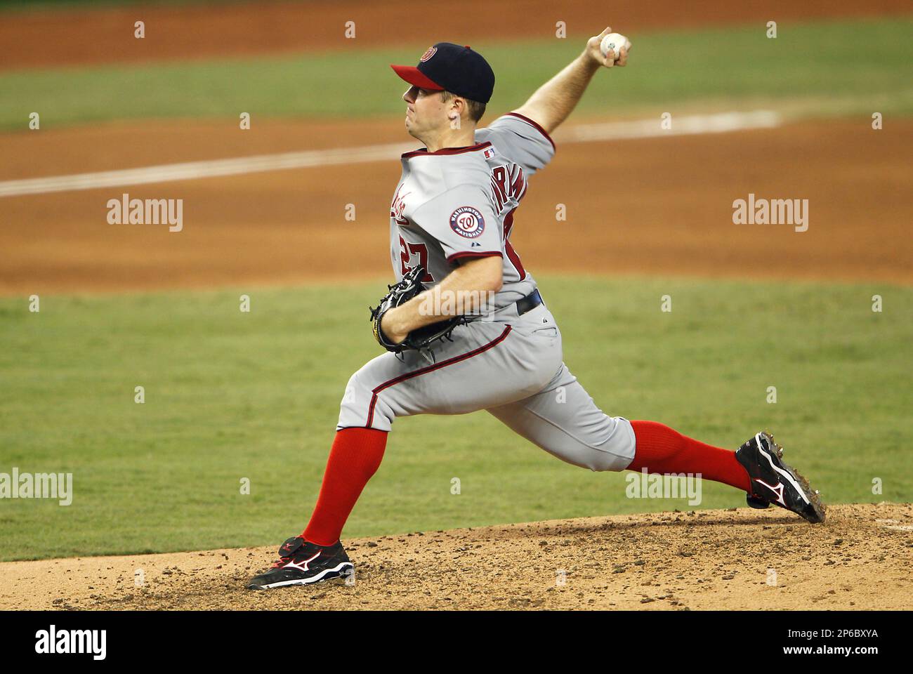 Washington Nationals Jordan Zimmermann during a game against the Miami ...