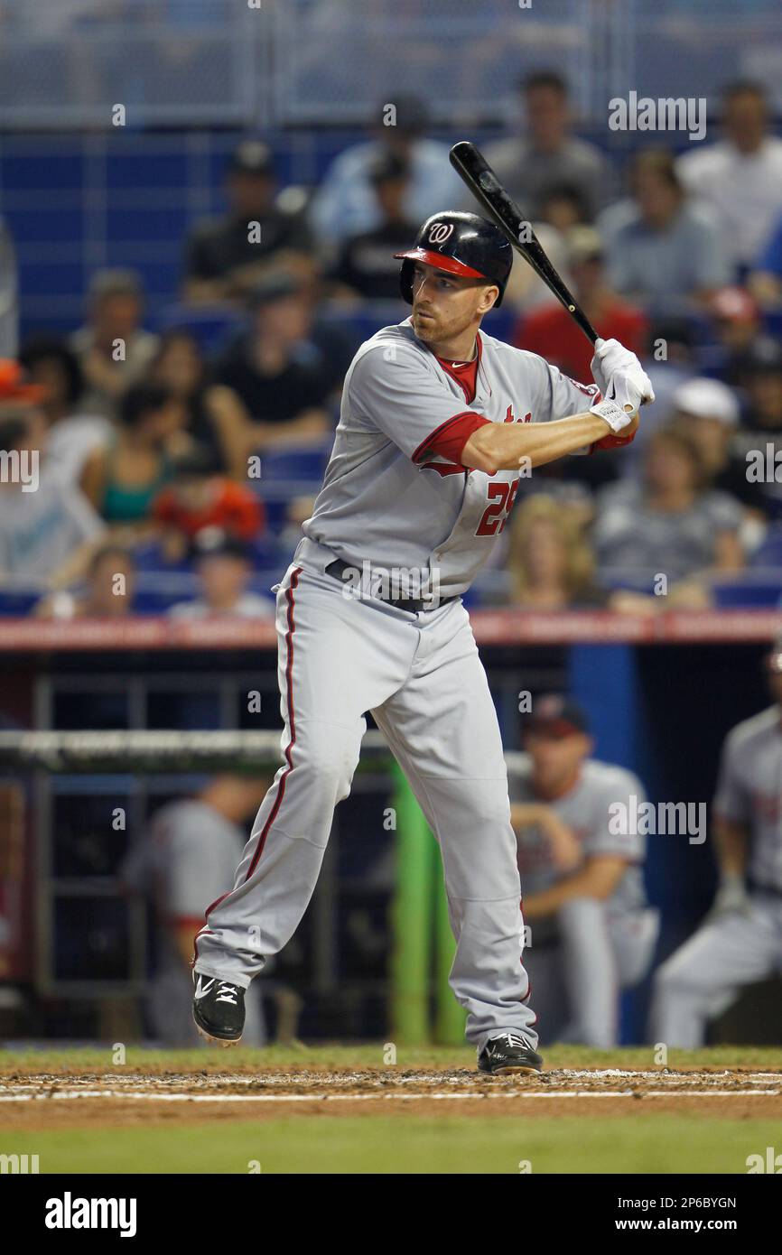 Washington Nationals Adam LaRoche during a game against the Miami ...