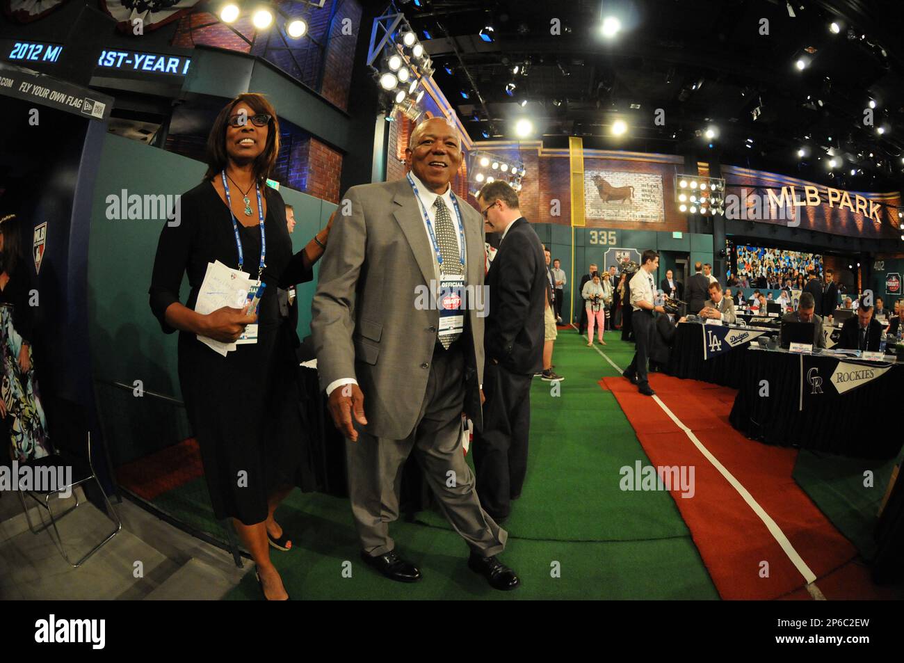 Hall of Fame outfielder Tony Oliva during the MLB Draft on Monday June ...
