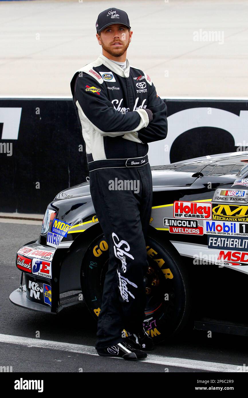 Brian Scott during qualifying for the NASCAR Camping World Truck Series ...