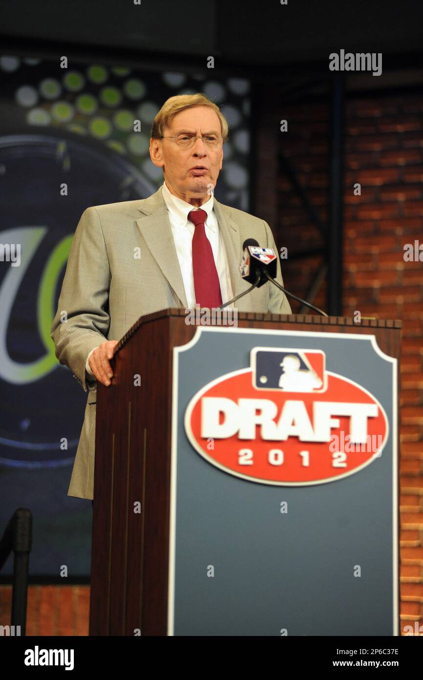 MLB Commissioner Bud Selig during the MLB Draft on Monday June 04,2012 ...