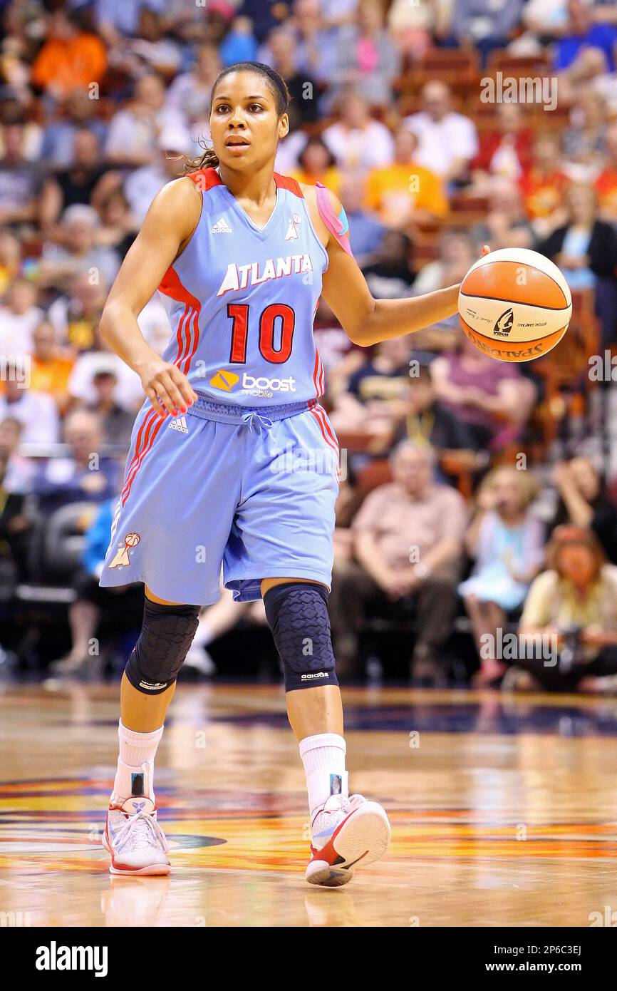 June 10, 2012: Atlanta Dream guard Lindsey Harding (10) in action ...