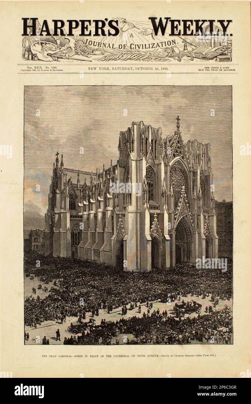 Charles Graham, The Dead Cardinal—Scene in Front of the Cathedral on ...