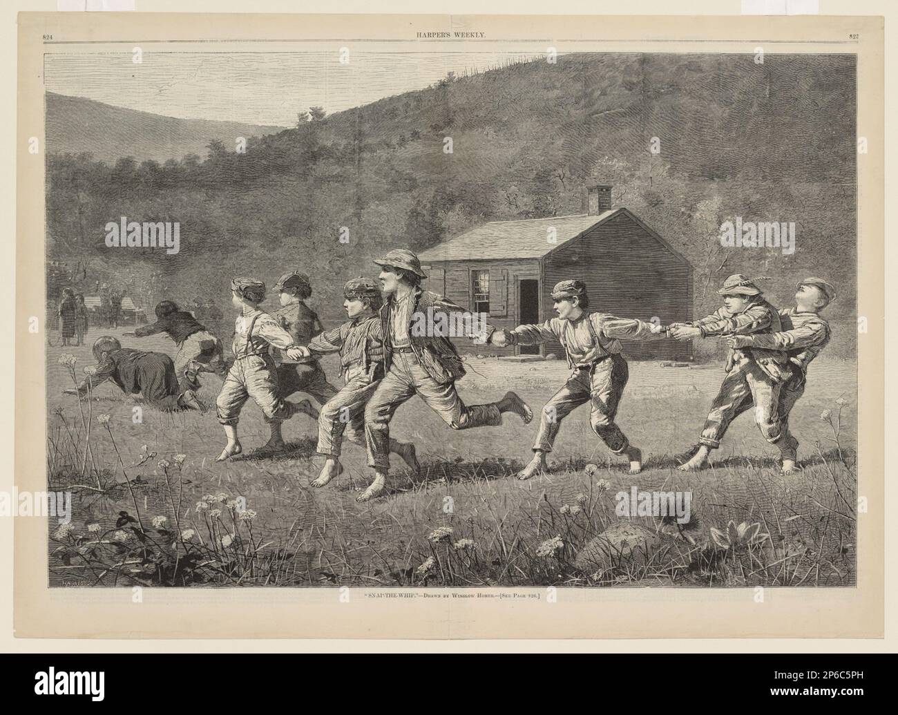 Lagarde, "Snap the Whip", 20 Sept. 1873, wood engraving on newsprint ...