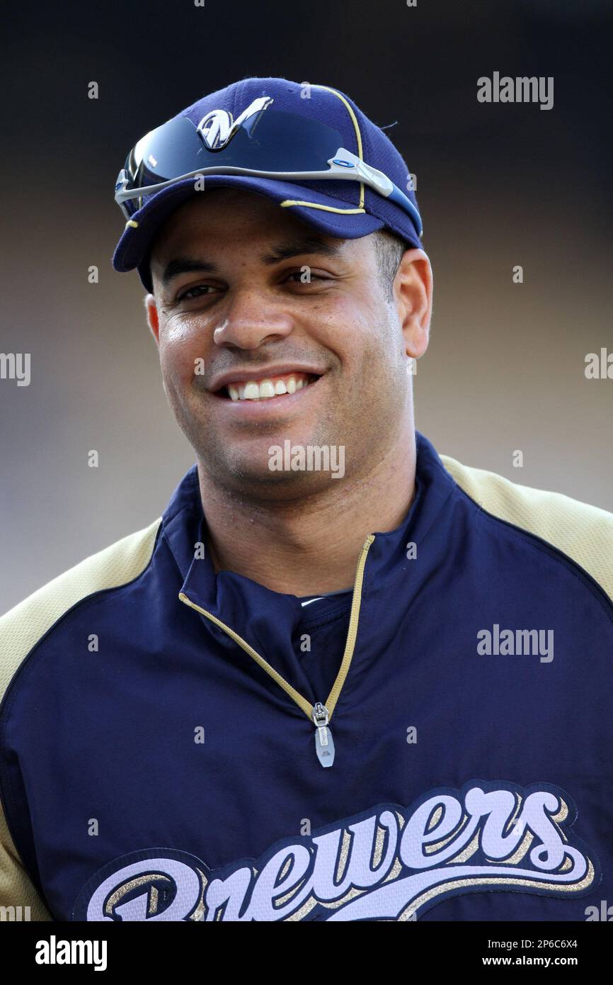 Aramis Ramirez #16 of the Milwaukee Brewers before a game against the ...