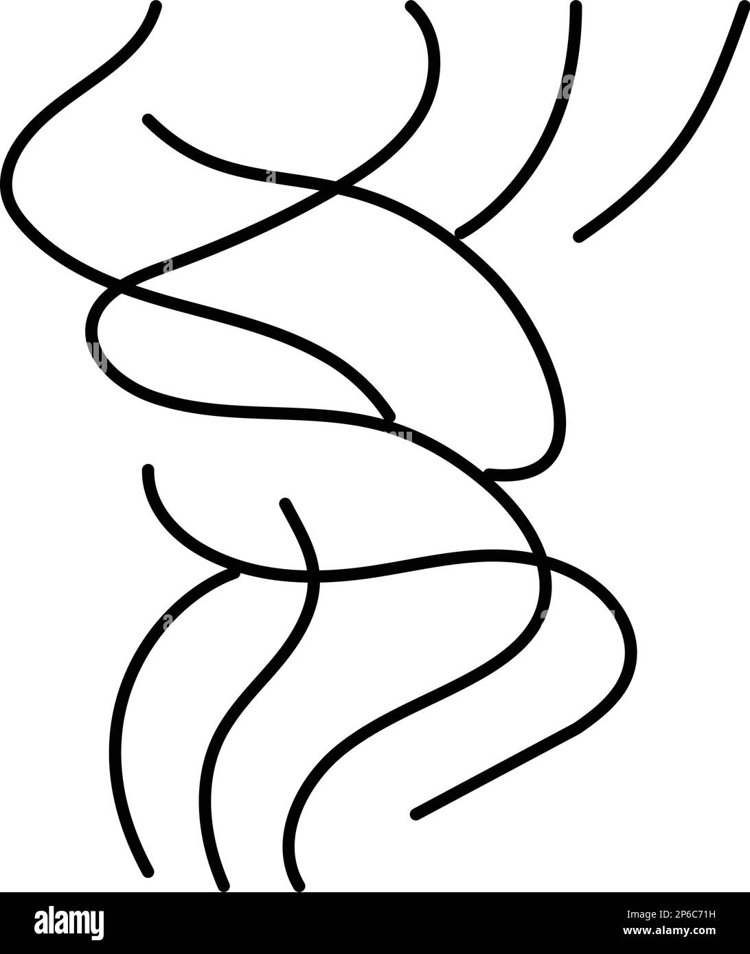 hot smell line icon vector illustration Stock Vector Image & Art - Alamy